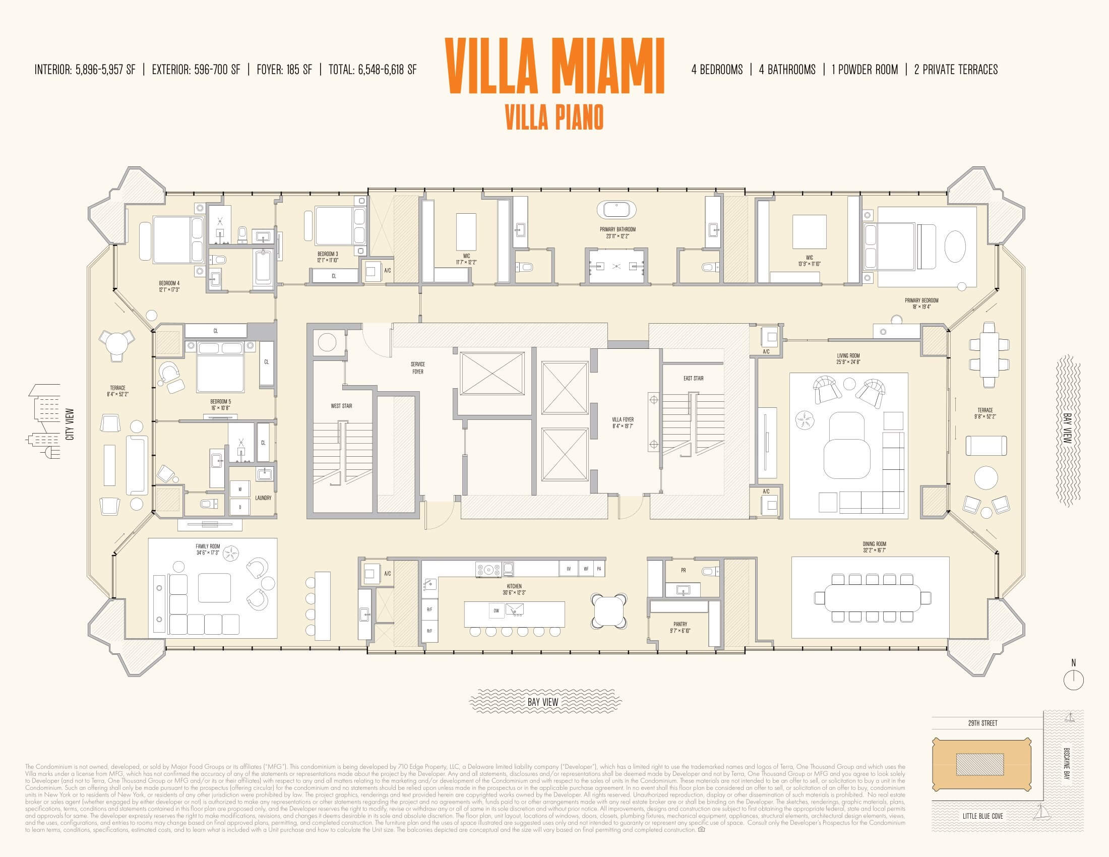 Floor Plans - Villa Miami Residence